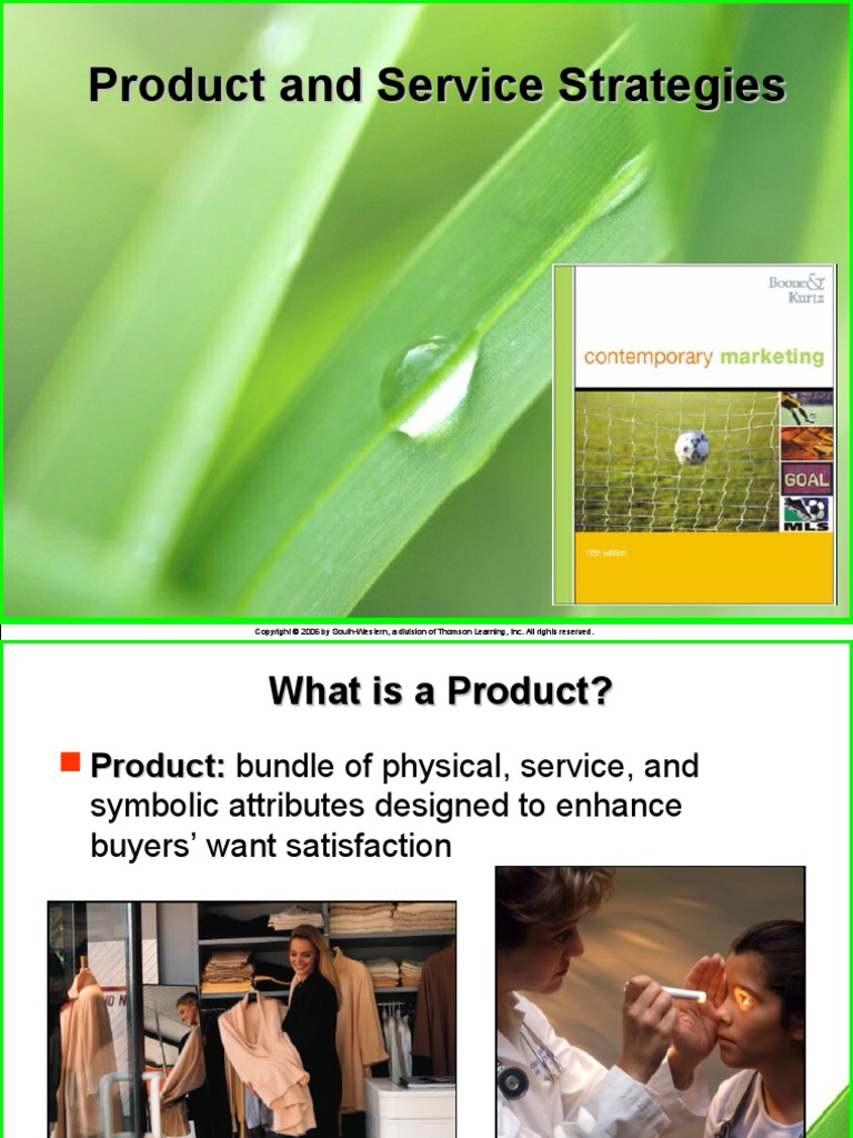 Product and Service Strategies | PDF | Profit (Economics) | Goods