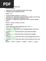Contoh Imbuhan Sisipan dalam Bahasa Melayu | PDF