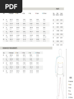 Sublimation Size Chart | PDF | Clothing | Fashion