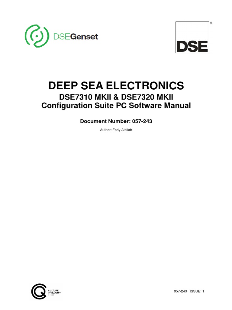 DSE7310 DSE7320 Configuration Suite PC Software Manual | PDF | Exhaust ...