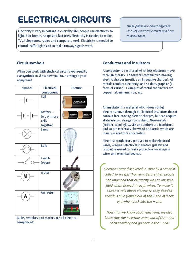 2 Electric Circuits Note | PDF | Series And Parallel Circuits | Electricity