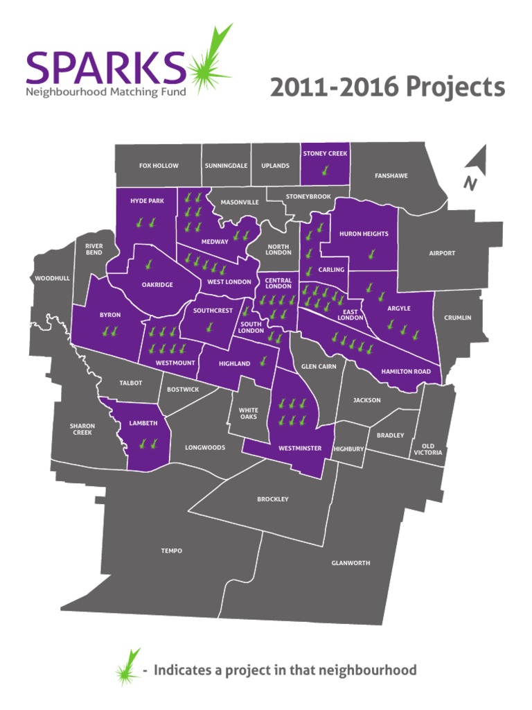 Sparks Project Map 2011 - 2016 | PDF