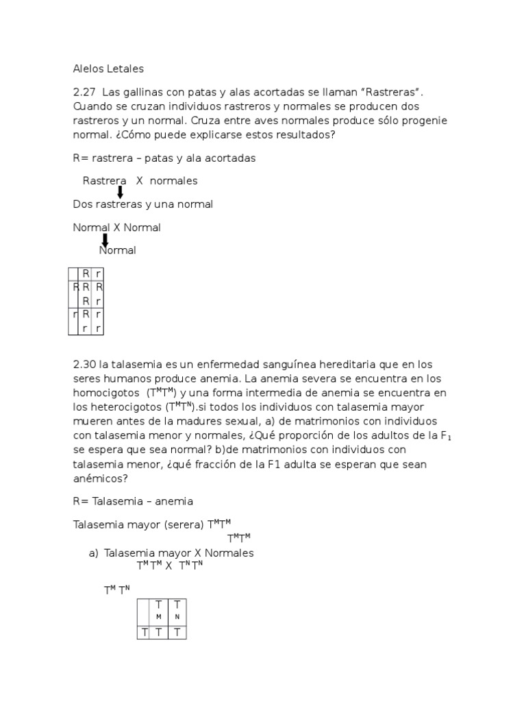 Alelos Letales | PDF