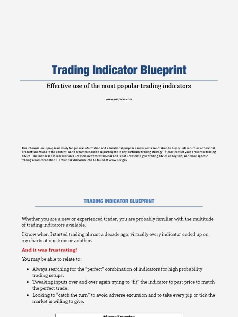Trading Indicator Blueprint | PDF | Financial Economics | Technical ...