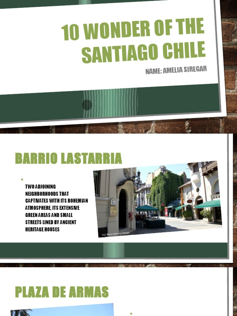 10 Wonder of The Santiago Chile | PDF | Art