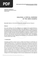 1.diglossia. Definition, History, Functions and Characteristics of Diglossia. Linguistic ...