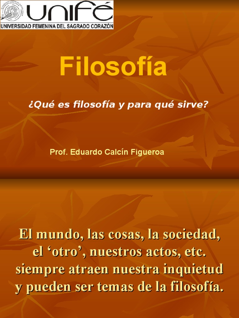 Que Es Filosofia | PDF | Conocimiento | Epistemología