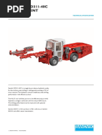 Sandvik Lh307 Underground Loader: Technical Specification | PDF | Truck ...