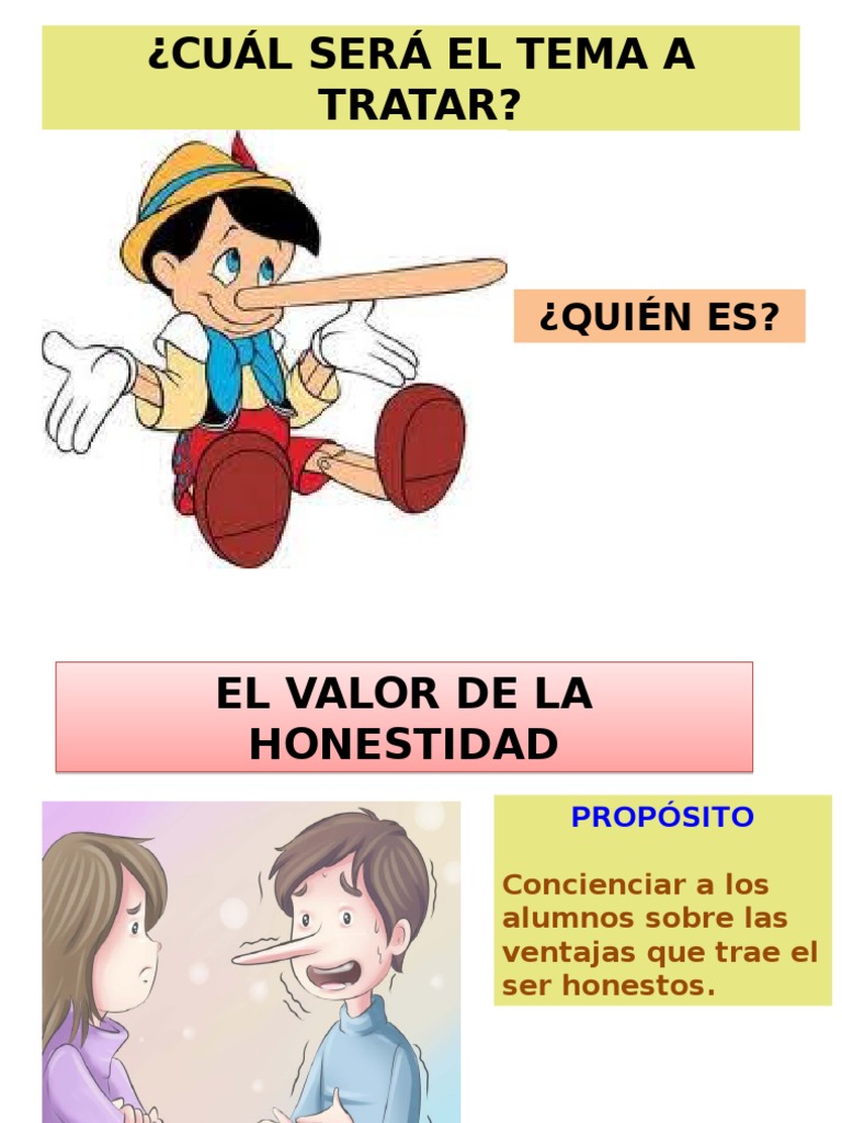 El Valor de La Honestidad | PDF