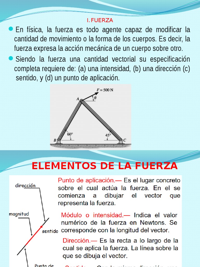 Fuerzas y Estática | PDF | Fuerza | Vector Euclidiano