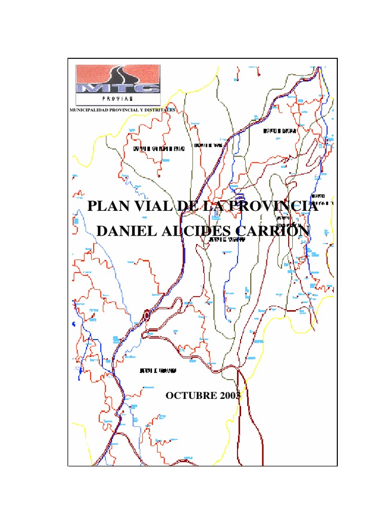 Plan Vial Daniel A Carrion Pasco | PDF | Clima | Ciencias de la Tierra