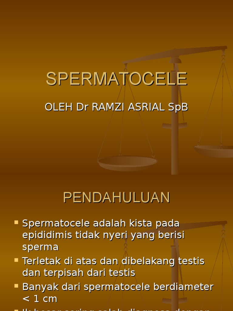 SPERMATOCELE | PDF
