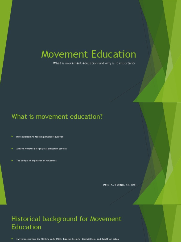 Importance of Movement Education | PDF | Physical Fitness | Physical ...