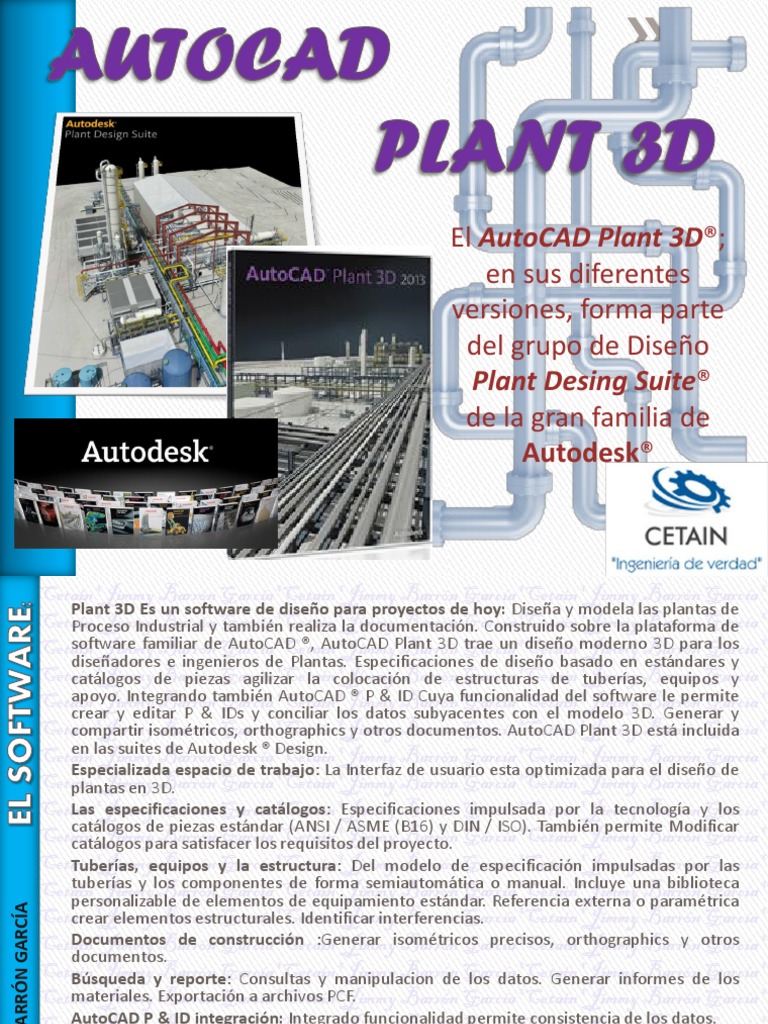 Autocad Plant 3D | PDF | Software | Informática