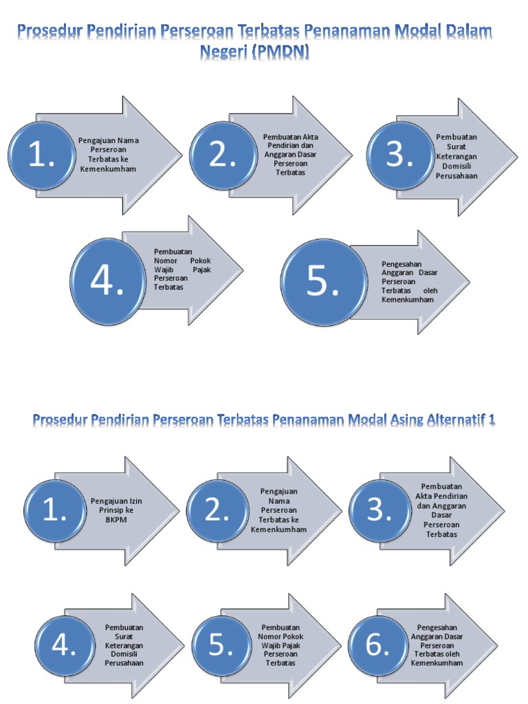 Alur Pendirian PT | PDF