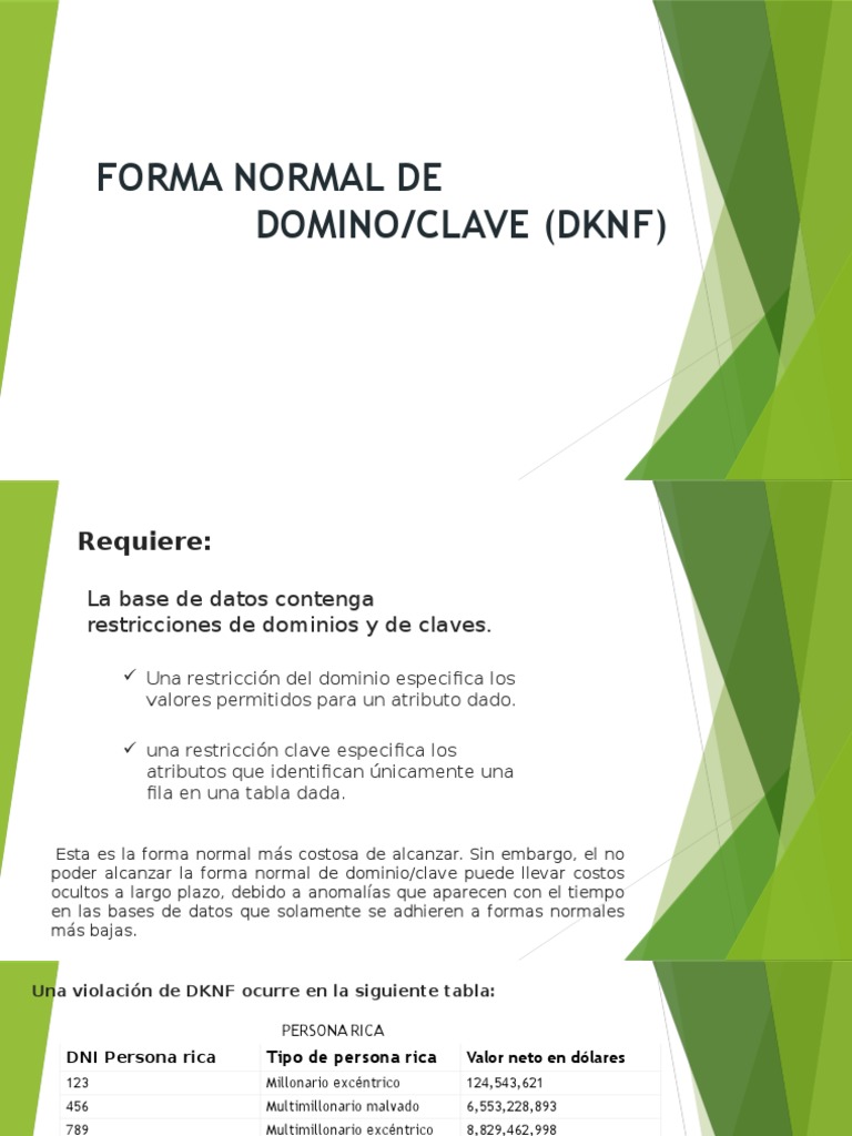 Sexta Forma Normal | PDF