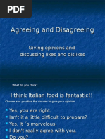LearnEnglish Speaking B1 Agreeing and Disagreeing | PDF