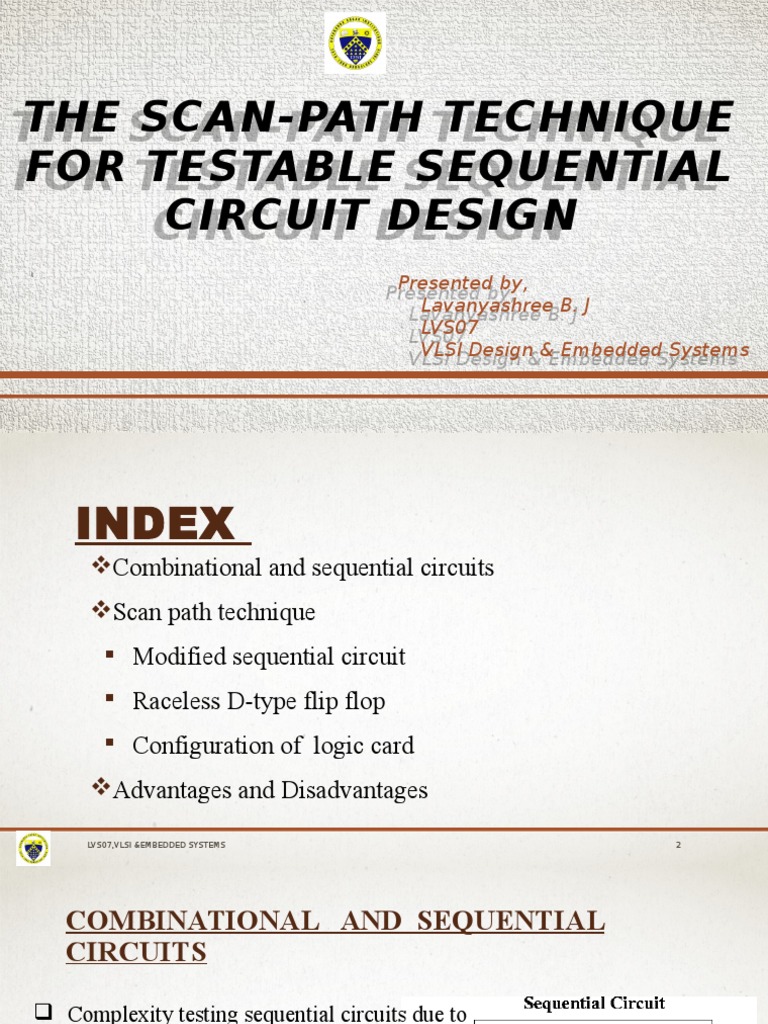 Scan-Path in Sequential Circuits | PDF | Electronic Circuits | Embedded ...