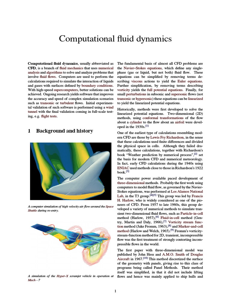 Computational Fluid Dynamics Computational Fluid Dynamics Finite Element Method