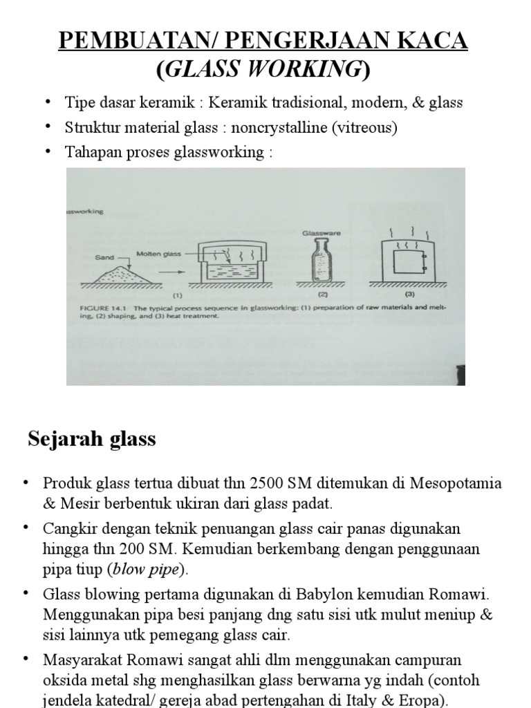Pembuatan Kaca | PDF | Griya & Taman