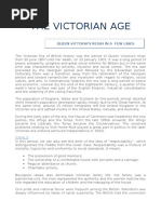 Characteristics of Victorian Literature | PDF | Victorian Era ...
