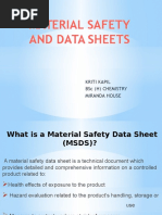 MSDS 16 Points | PDF | Toxicity | Prevention