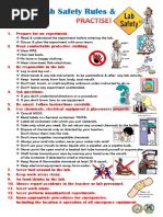 GL284 CLEAPSS Lab Rules Poster | PDF