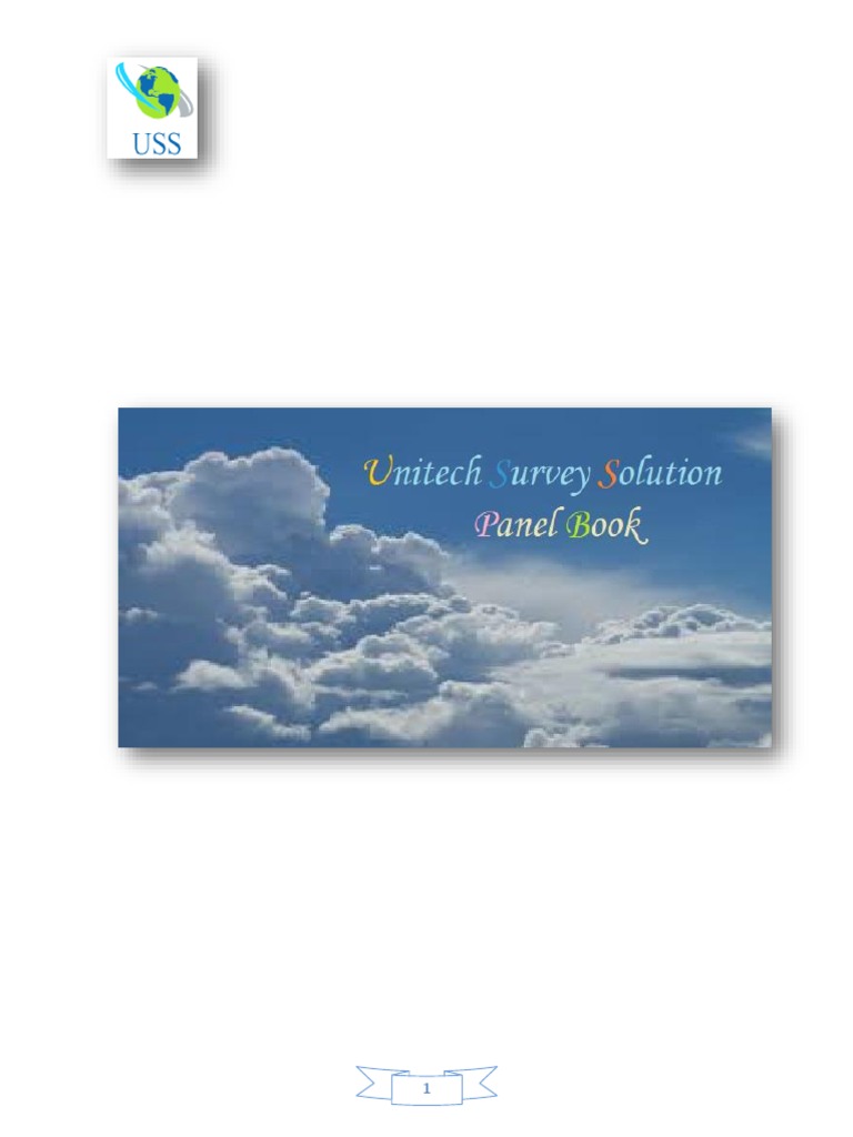 Panel Book - Unitech Survey Solutions | PDF | Marketing Research ...