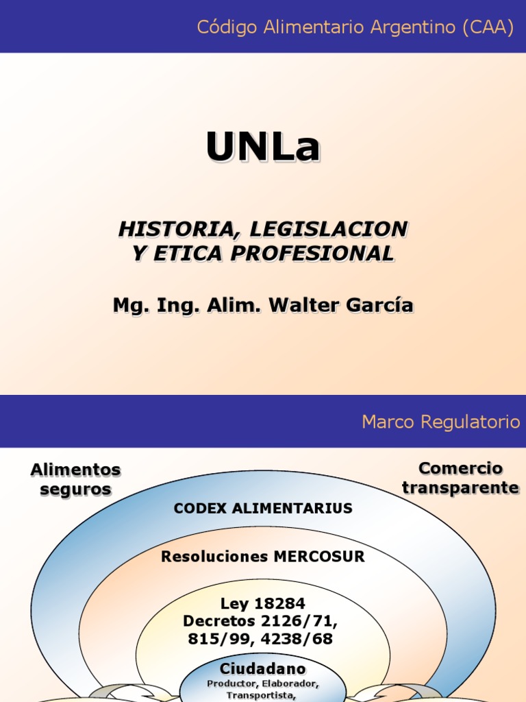 Código Alimentario Argentino: Normas y Responsabilidad | PDF ...
