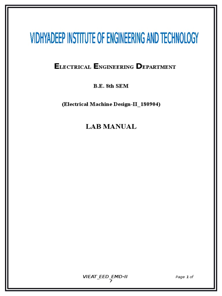 Emd Pdf Power Physics Electrical Components