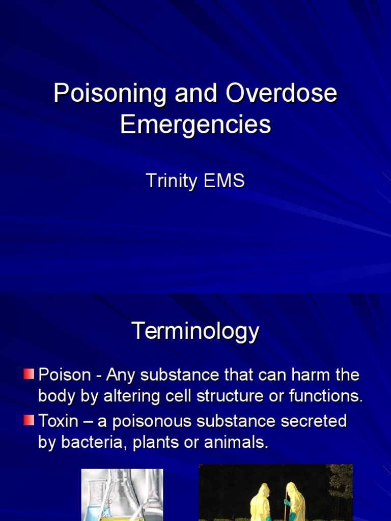 EMT P Poisoning and Overdose Emergencies | PDF | Vomiting | Nausea