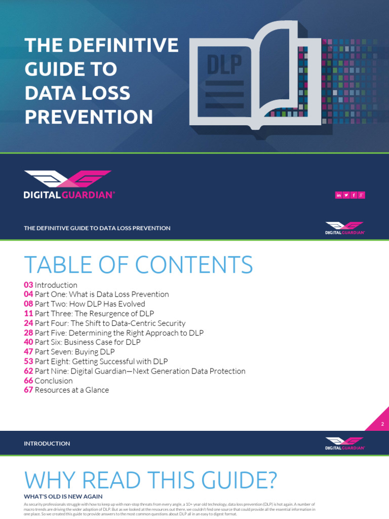 The Definitive Guide To Data Loss Prevention | PDF | Computer Security | Security