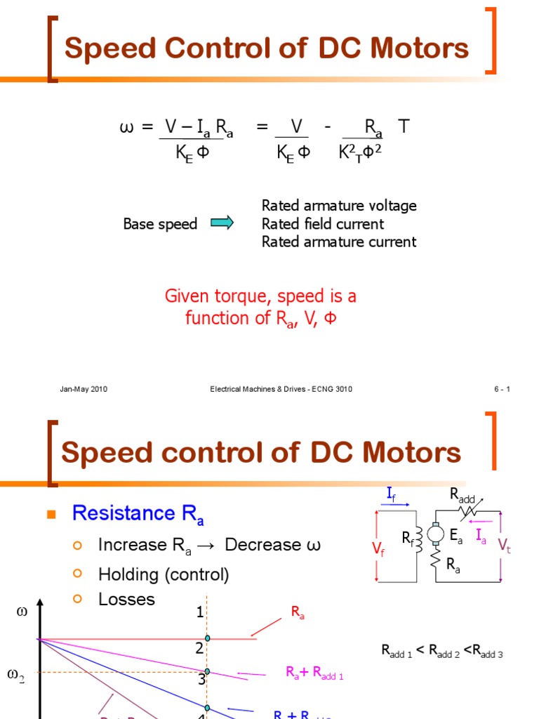 DC Motor Speed Control Using Choppers | PDF | Direct Current ...