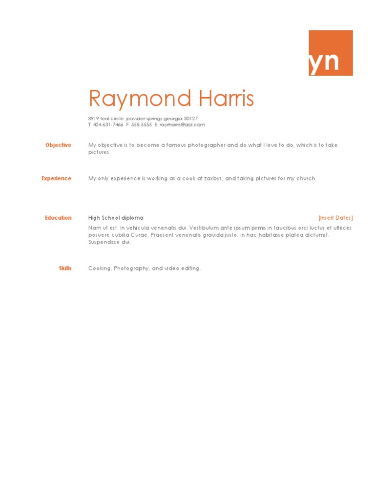 Raymond Harris | PDF | Career & Growth