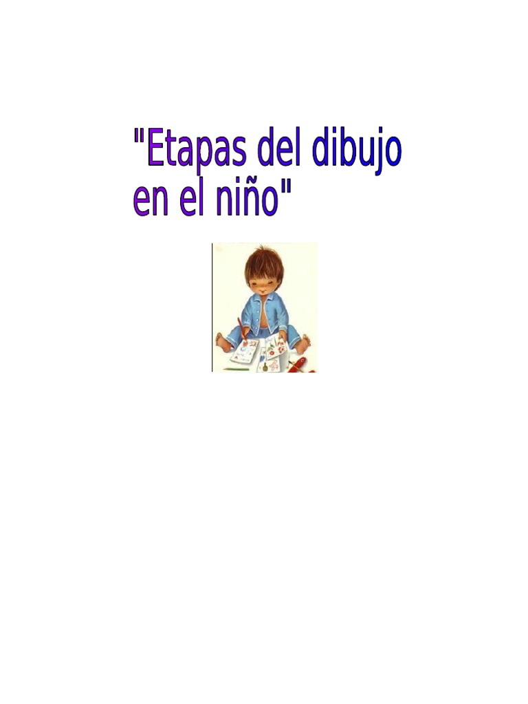 Etapas Del Dibujo en El Niño | PDF | Dibujo | Color