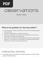 Event Sample Observations in Childcare - Aussie Childcare Network | PDF ...