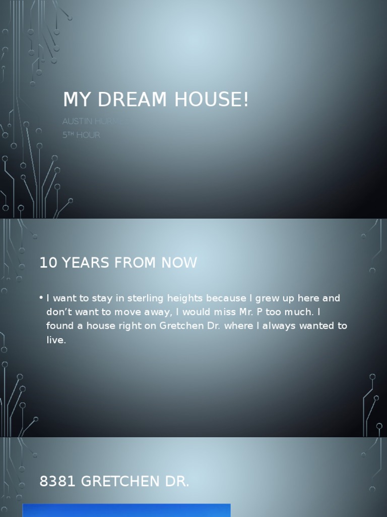 My Dream House | PDF | Self-Improvement