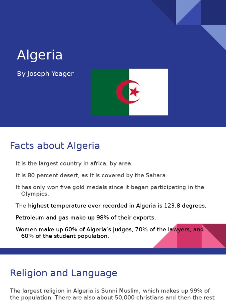 Discover Algeria: Facts and Travel Guide | PDF | Business | Travel