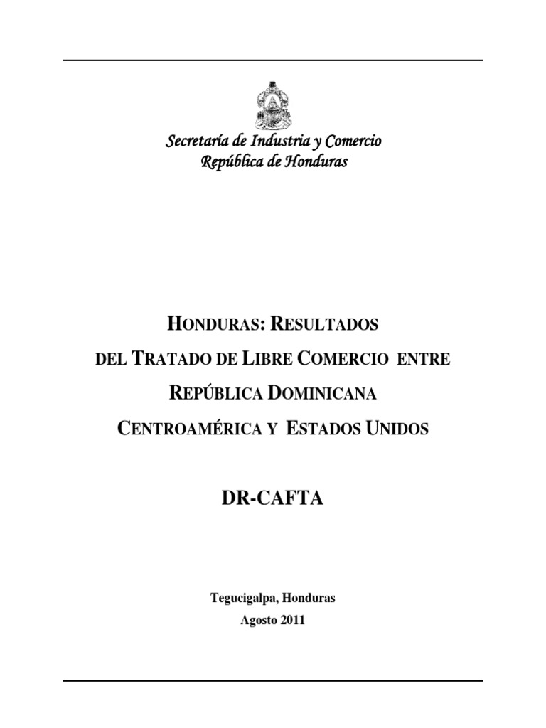 Documento Explicativo RD Cafta | PDF | Barreras no arancelarias al ...