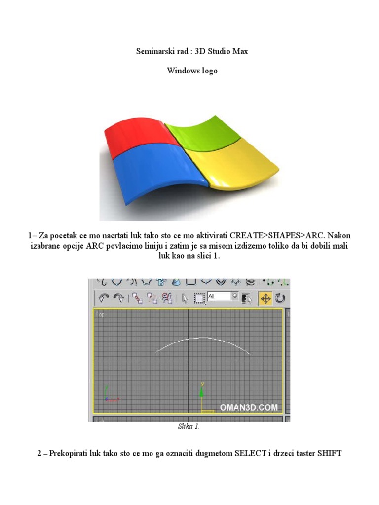 Logo Windows - 3DS MAX | PDF