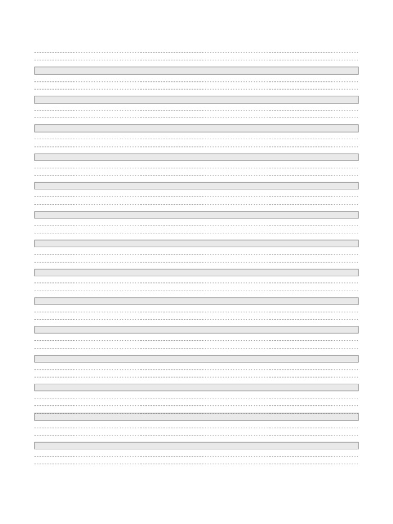 Hojas De Caligrafía Para Imprimir