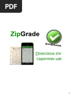 ZipGrade Guide for Teachers | PDF