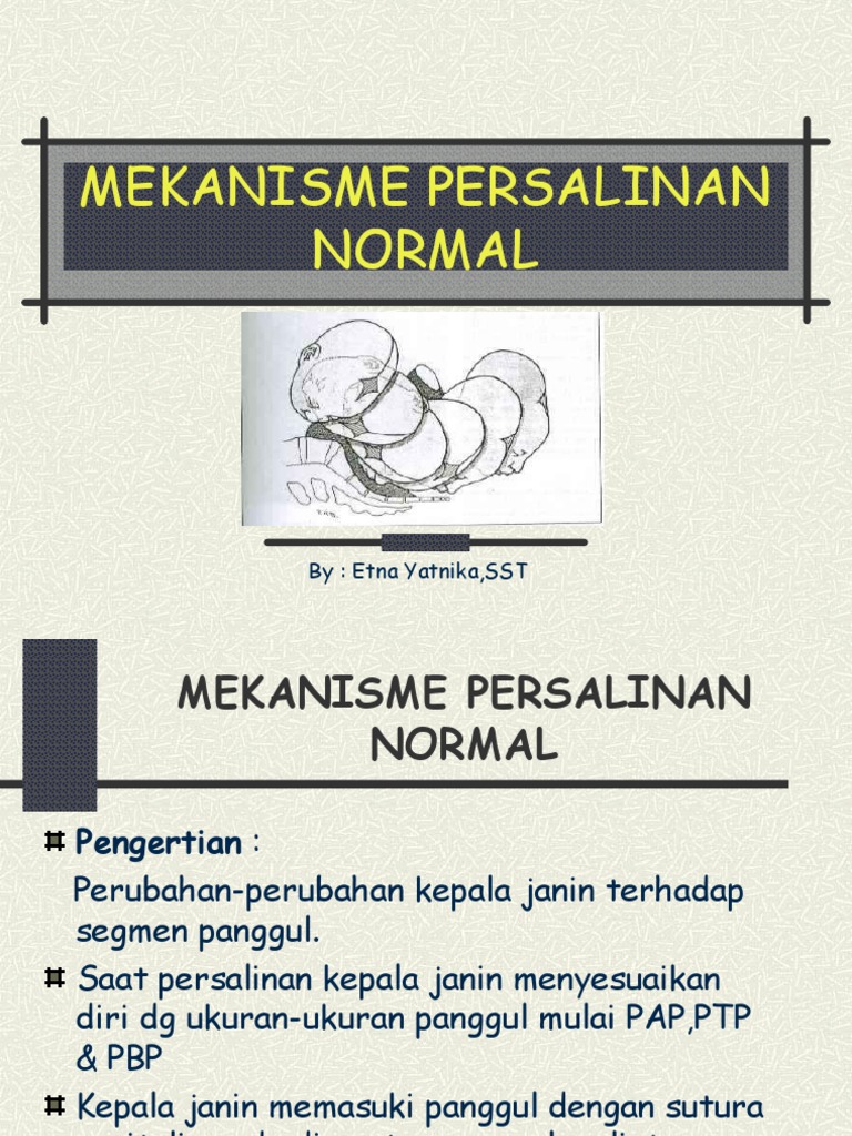 Mekanisme Persalinan Normal | PDF
