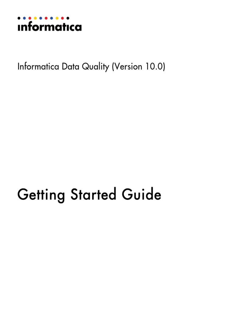 DQ 100 GettingStartedGuide en | PDF | Metadata | Databases