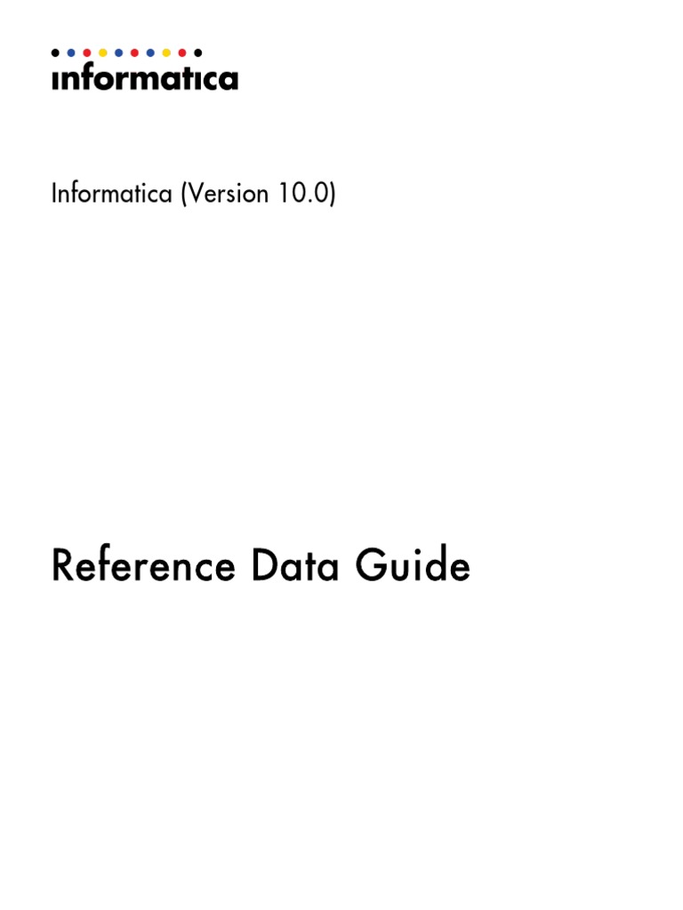 In 100 ReferenceDataGuide en | PDF | Version Control | Table (Database)