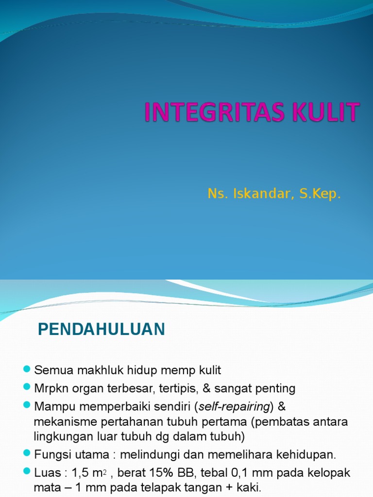 Gangguan Integritas Kulit | PDF