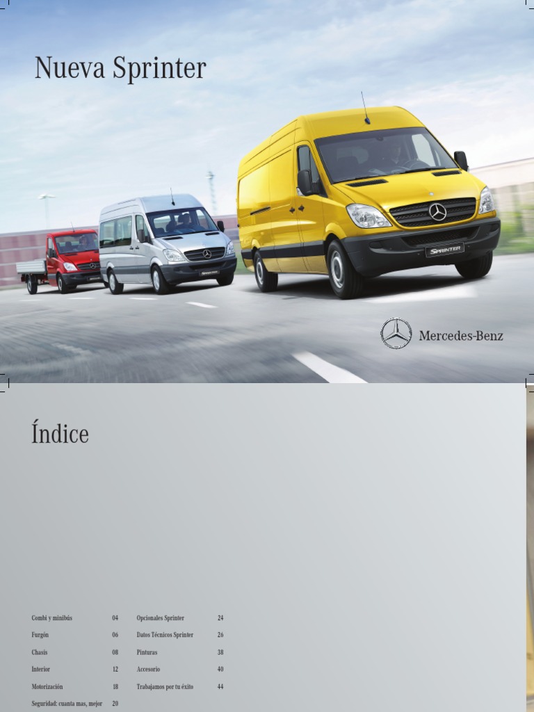 Folleto Sprinter Linea Completa | Descargar gratis PDF | Sistema de ...