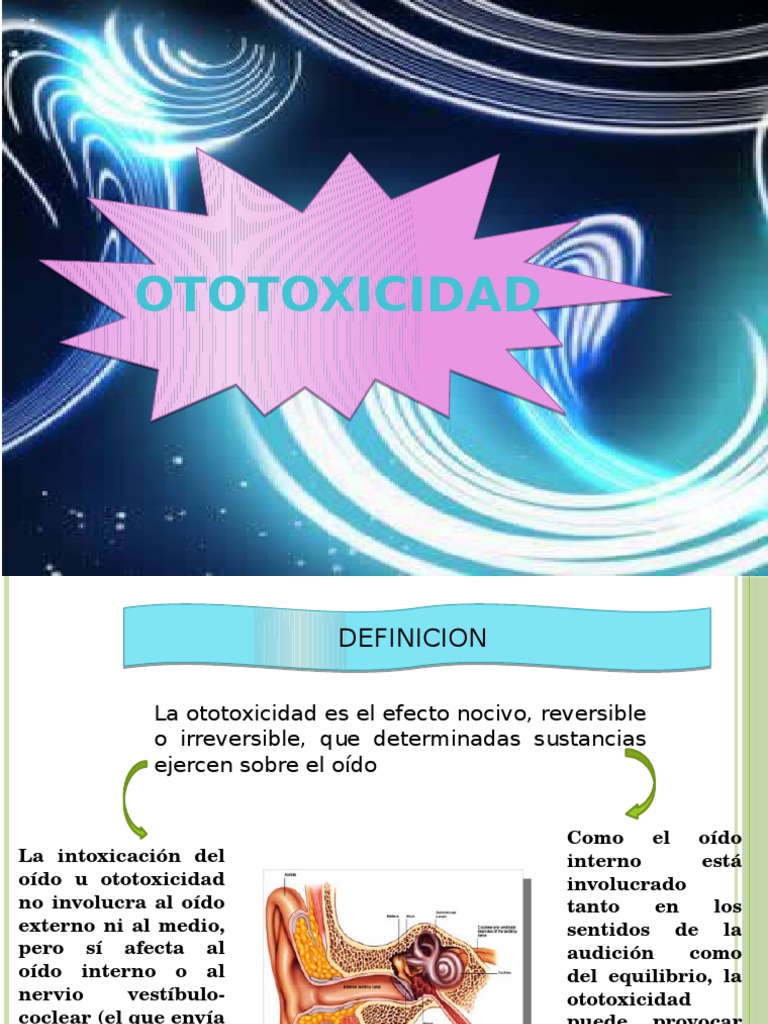 Ototoxicidad: Definición y Tratamiento | PDF | Medicina ...