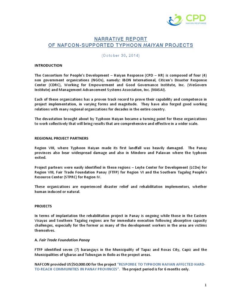 Typhoon Haiyan Projects | PDF | Pacific Typhoon Seasons | Natural Events