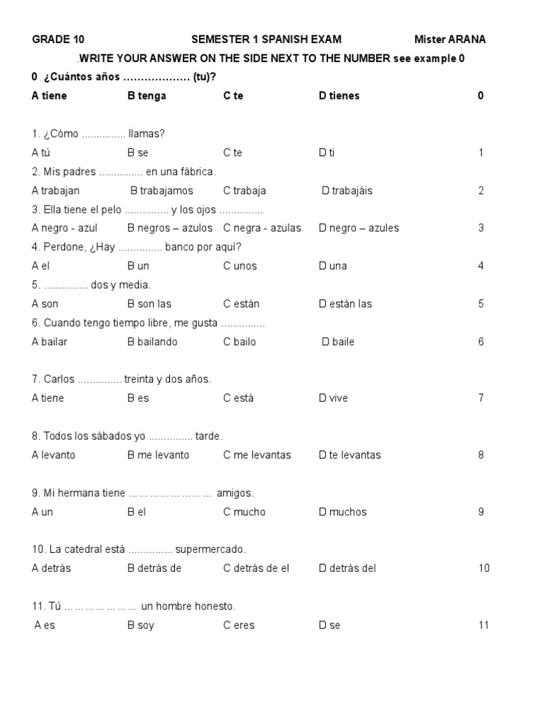 Examen Gramatica y Comprension Lectura | PDF | Carnaval | Madrid